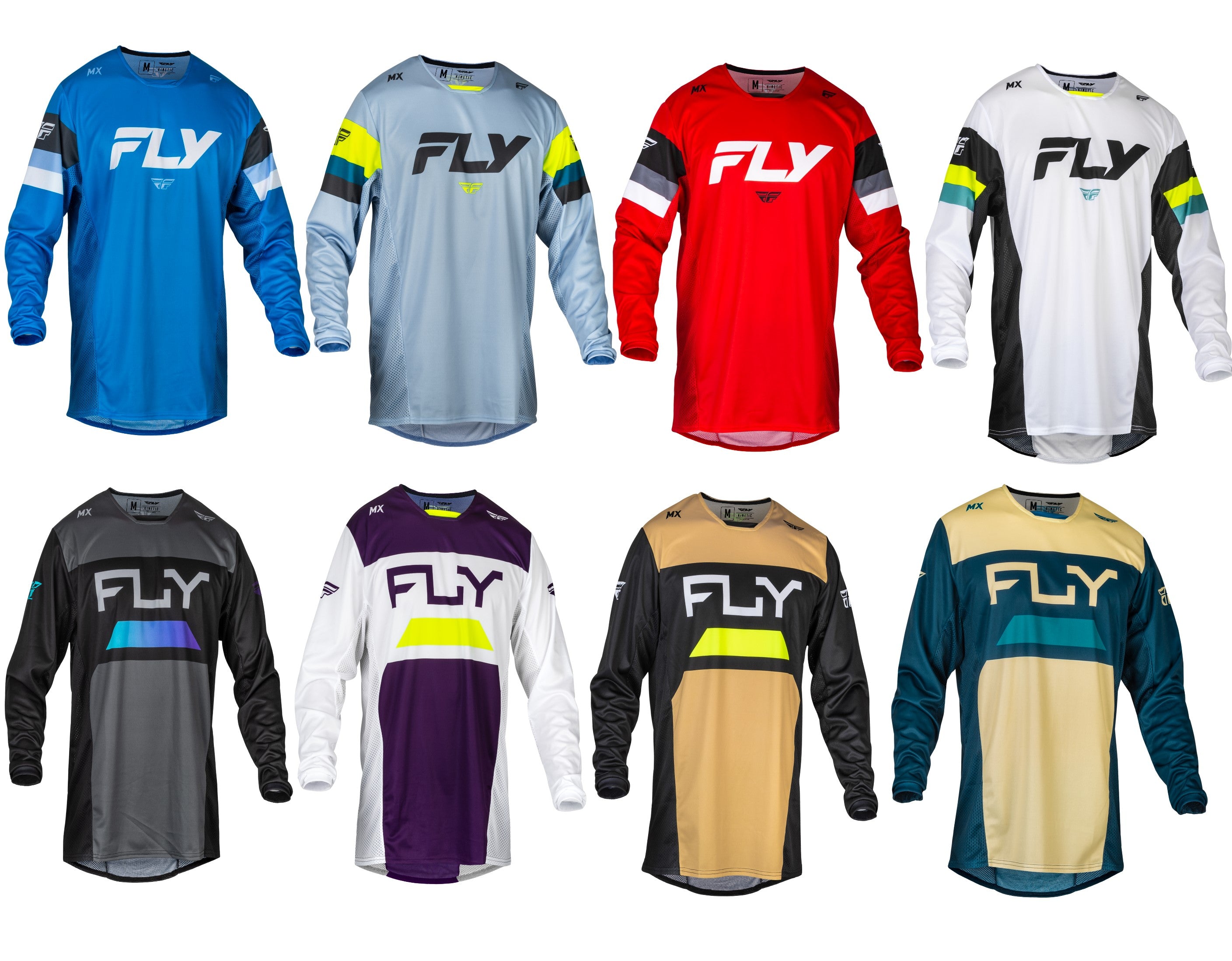 Fly Racing Kinetic Prix/Reload Men's MX ATV Off-Road Motocross Jersey