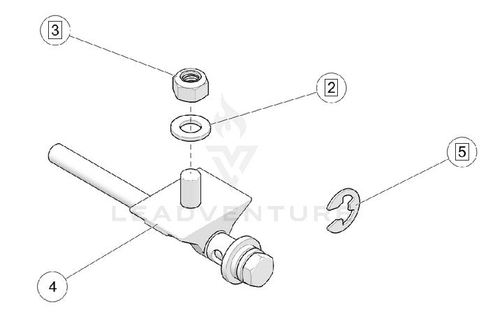 Camso Replacement 4S1 Track Tensioner Adjustment Screw (7082-00-8140)